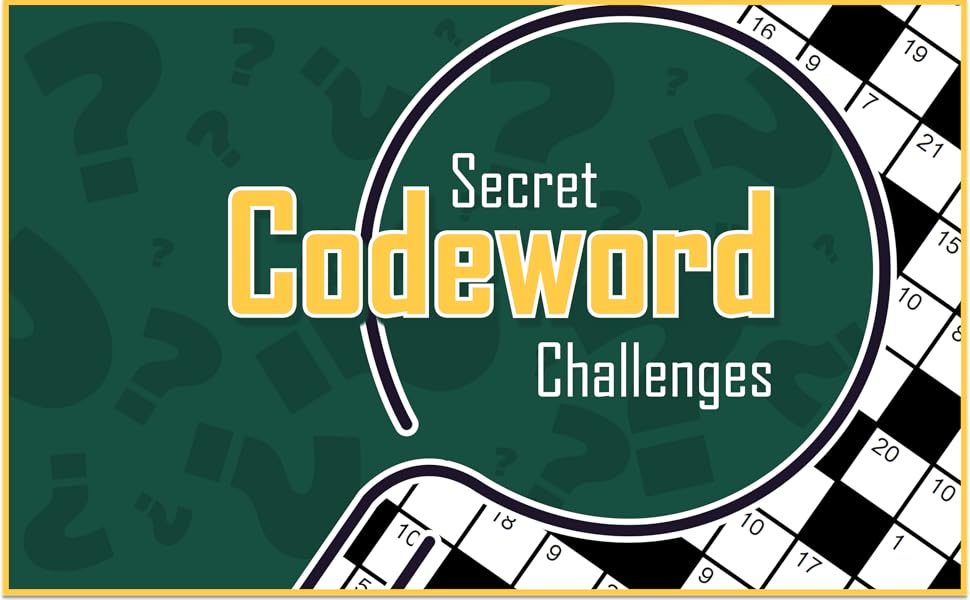 Secret Codeword Challenges: 150 Puzzles for Adults to Think Better ...
