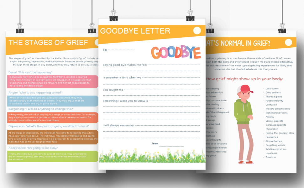 Amazon.com: Grief and Loss Workbook: 30 Activities to Encourage Kids ...