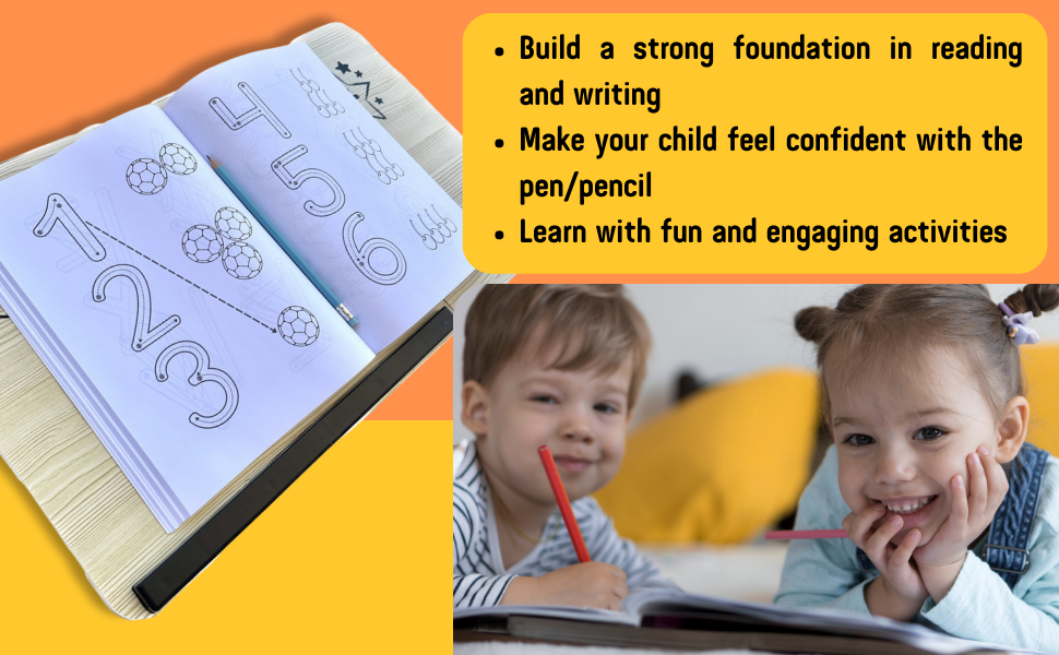 Big Tracing Book For Tiny Hands: Learn To Write For Toddlers Ages 2-4 ...