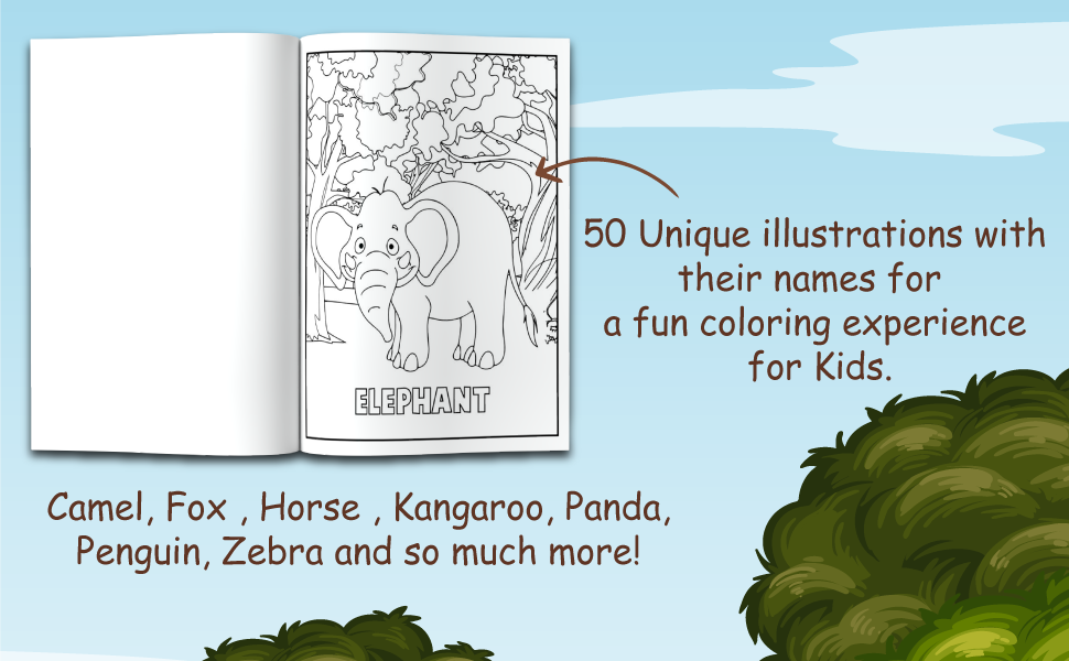 Zoo Life Coloring Book: Fun And Easy Coloring Illustrations Of Cute Zoo ...