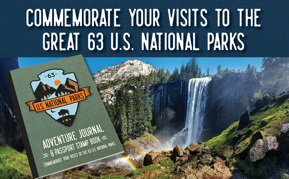 U.S. National Parks Adventure Journal & Passport Stamp Book: Record ...