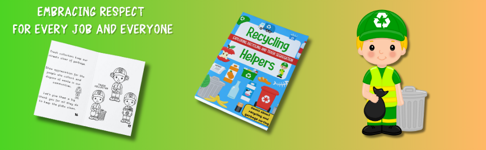 Recycling helpers book for preschool, Exploring Recycling and Ecology ...