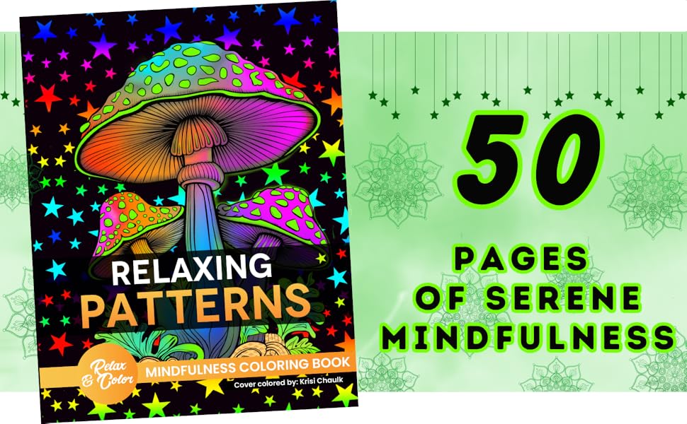Amazon.com: Relaxing Patterns Mindfulness Coloring Book: Serene Mandalas, Floral Designs ...