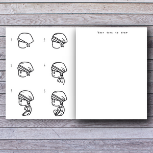 How To Draw People for Kids 9-12: Step by Step Doodling Book Teach You ...