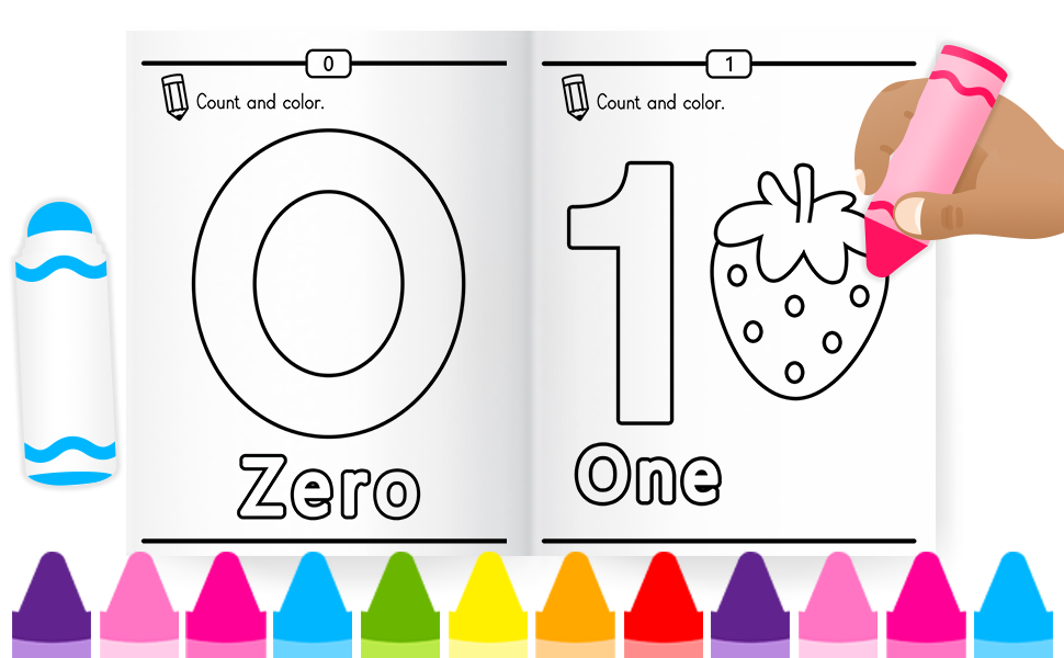 Amazon.com: My First Coloring Book For Toddlers 1-3 Years Old: Fun and ...