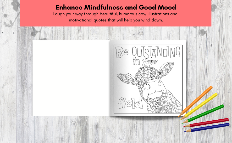 Amazon.com: Life Advice from Cows: Motivational Quotes Coloring Book ...