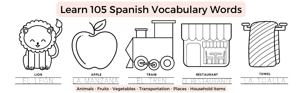 Mastering Spanish Vocabulary, 105 Spanish Sight Words, Easy Spanish ...