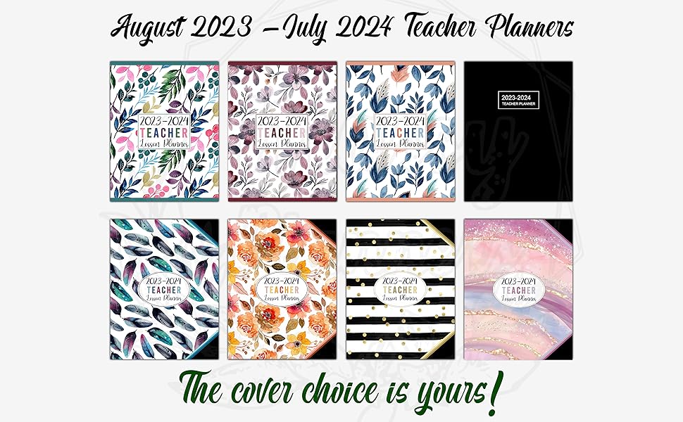 Amazon.com: Teacher Lesson Planner 2023-2024: Academic Year Monthly and ...