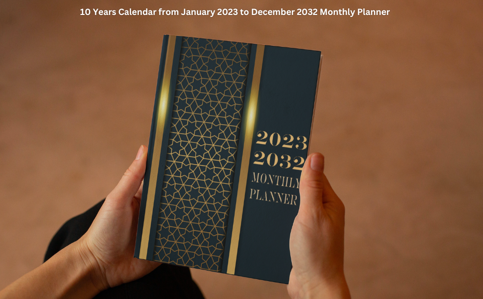 Amazon.com: Planner 2023-2032: Monthly Calendar 10 Year Schedule and Organizer, 120 Months with ...