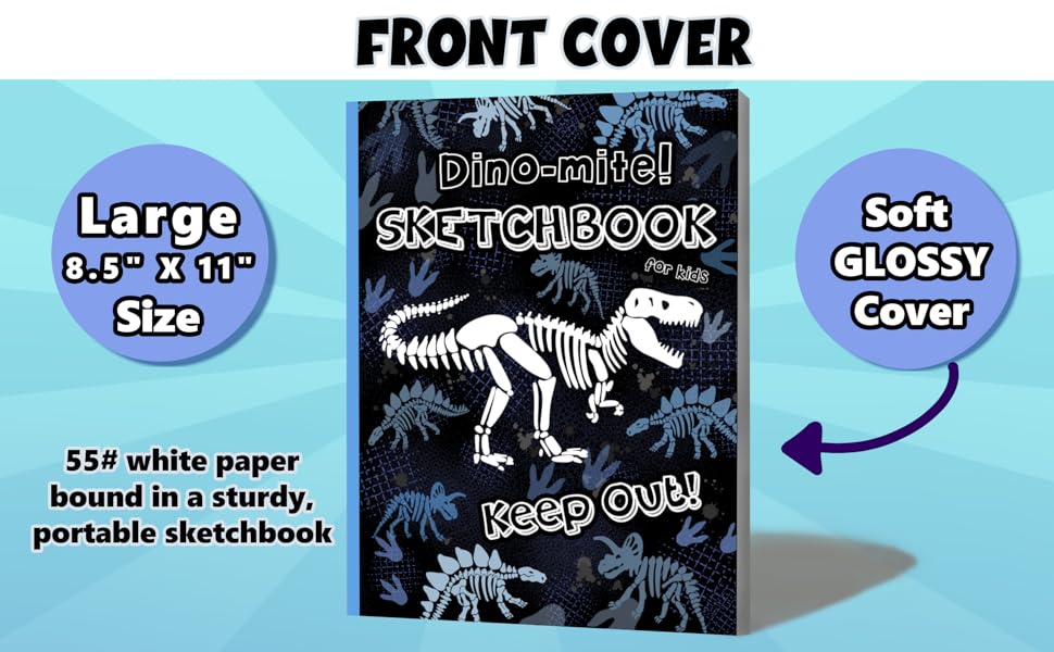Amazon.com: Sketchbook for Kids: Large Sketch Pad with Blank Paper for ...