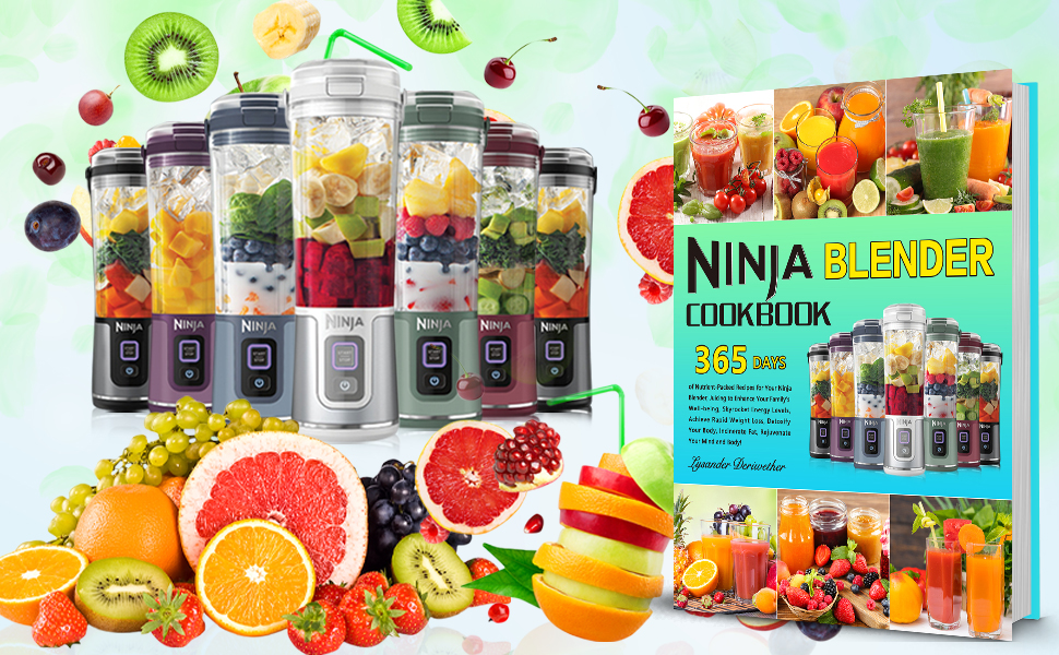 Amazon.com: Ninja Blender Cookbook: 365 Days of Nutrient-Packed Recipes for Your Ninja Blender ...