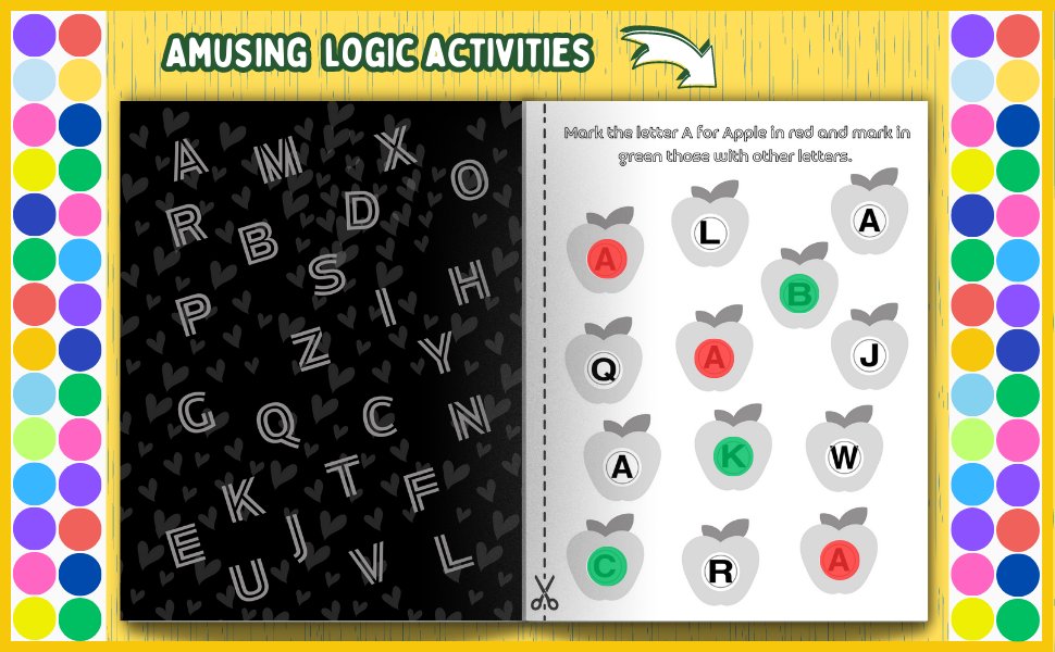 Amazon.com: ABC & Logic Dot Markers Activity Book for Toddlers ...