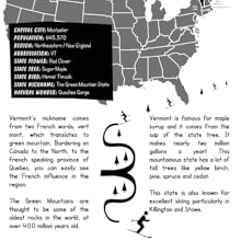 United States Activity and Fun Fact Book: 50 States Geography Workbook ...