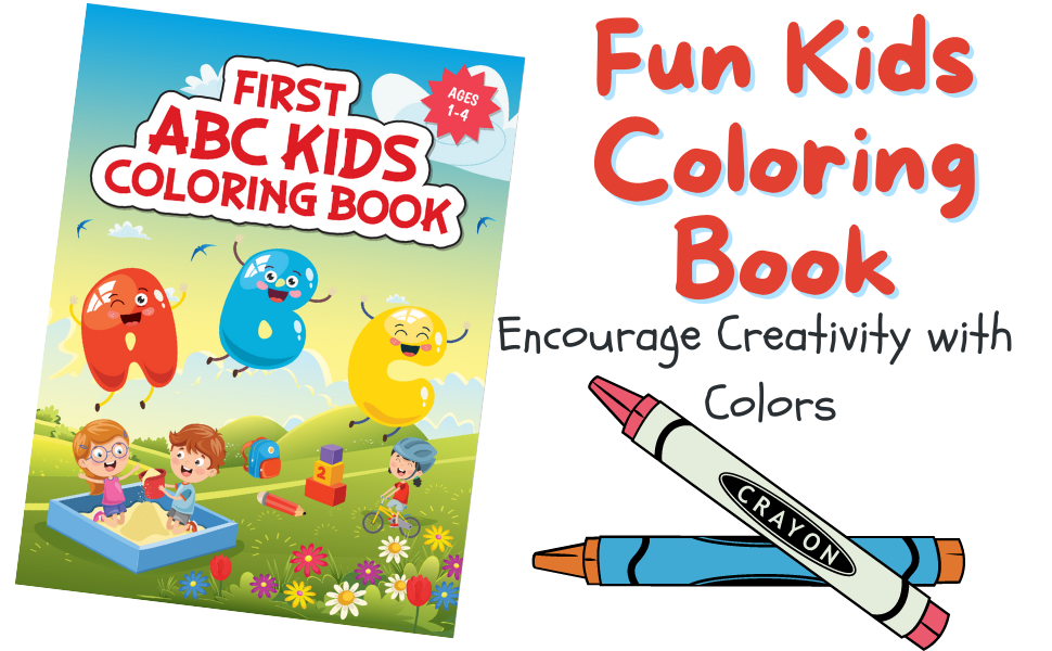 First ABC Kids Coloring Book | My First Big Kids ABC Coloring Book | My ...