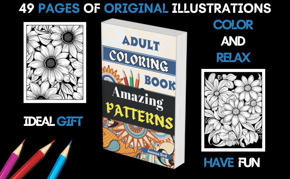Amazon.com: Amazing Patterns Adult Coloring Book: Stress Relieving Mandala Style Patterns ...
