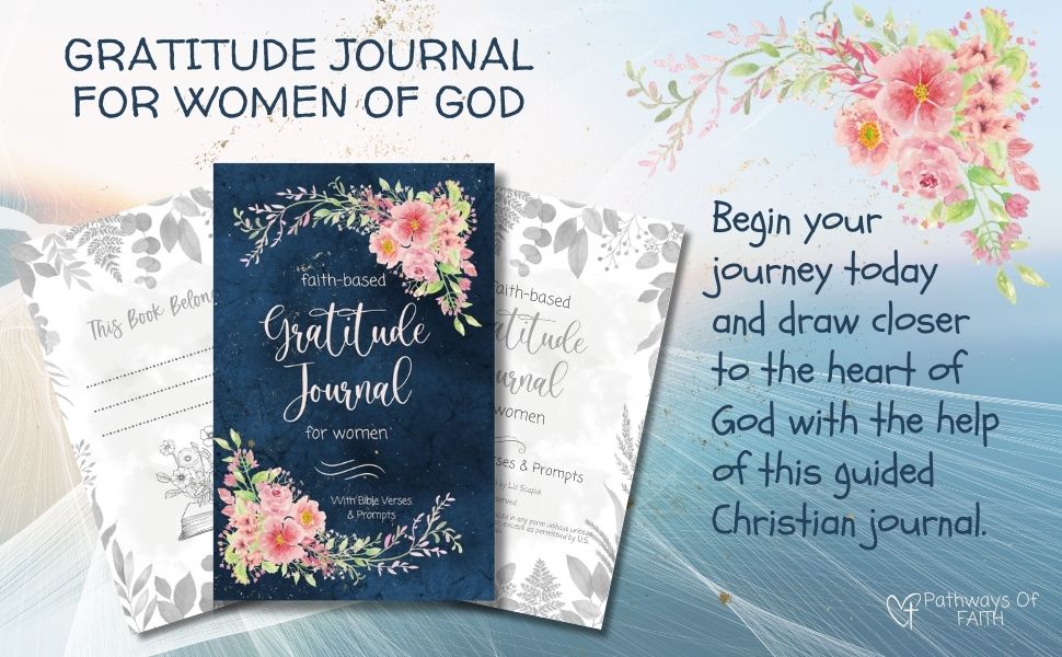 Faith-Based Gratitude Journal For Women With Bible Verses & Prompts ...