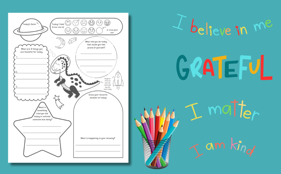 Daily Gratitude and Reflection Journal for Kids: Collection, Te Ara ...