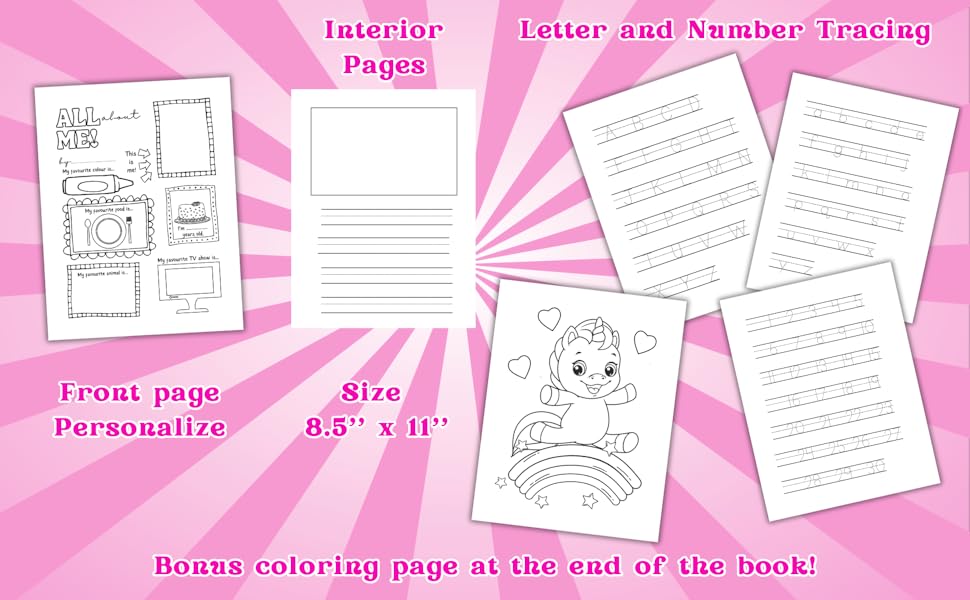 Amazon.com: Primary Composition Notebook K-2 with Picture Space: Cute Unicorn, Primary Story ...