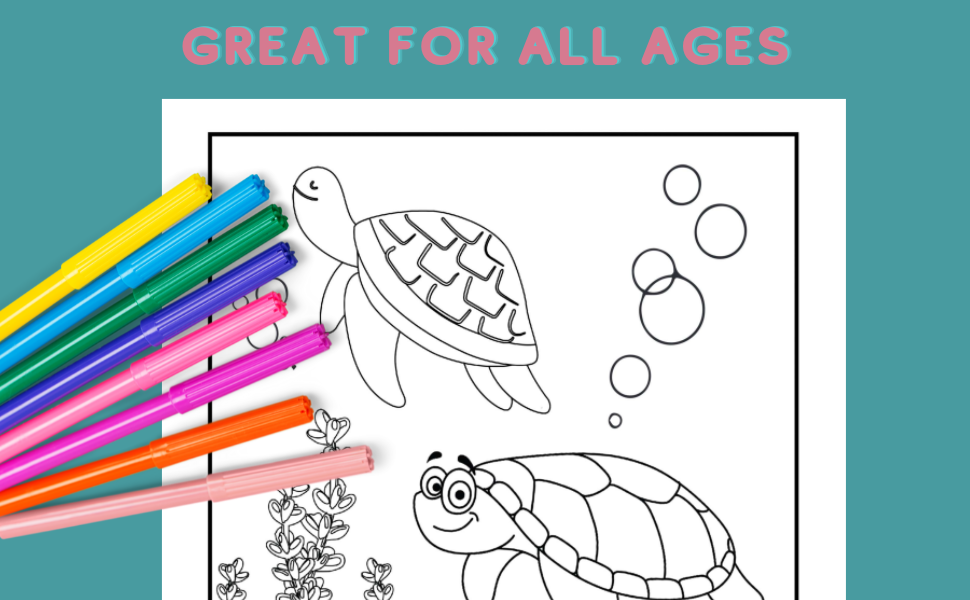 Amazon.com: OCEAN WONDERS COLORING BOOK: 50 OCEAN THEMED PAGES FULL OF ...