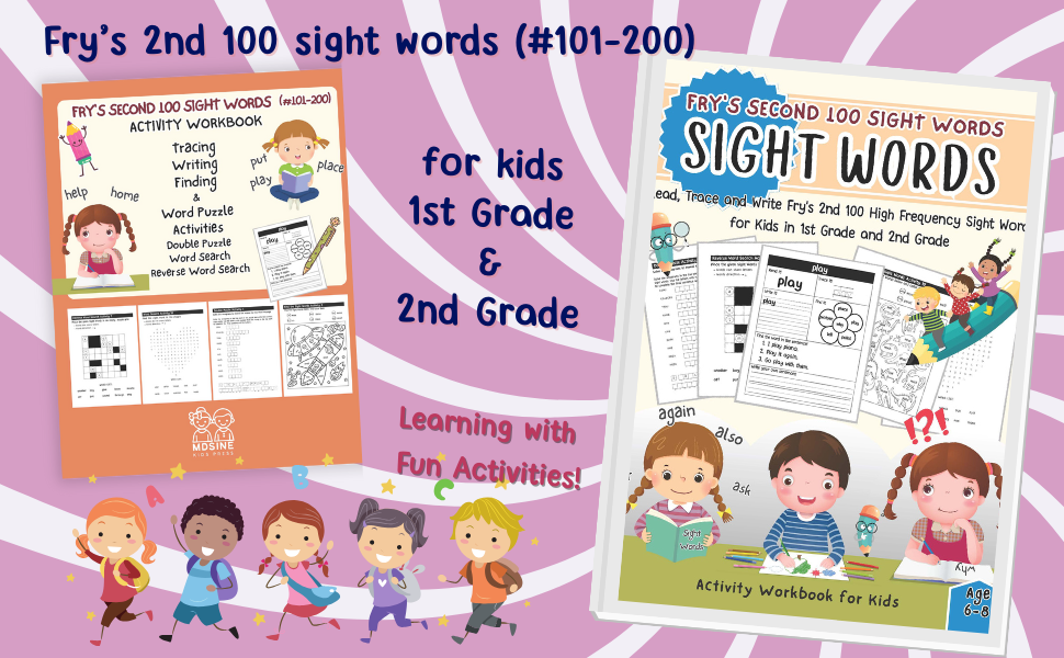 Fry’s Second 100 Sight Words Activity Workbook: Read, Trace and Write ...