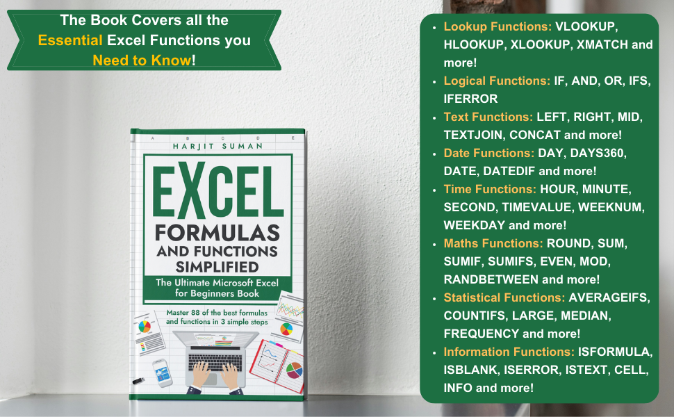 Excel Formulas and Functions Simplified: The Ultimate Microsoft Excel ...