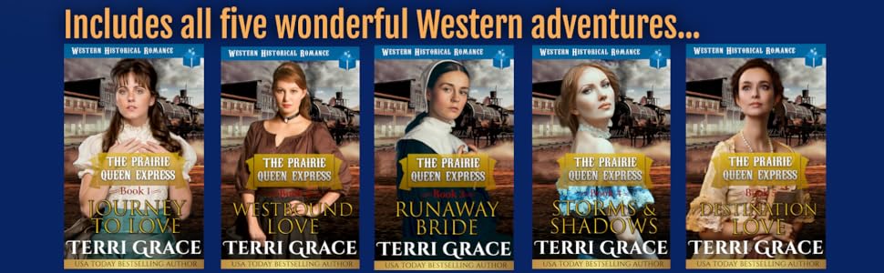 Amazon.com: The Prairie Queen Express COMPLETE BOXSET: Unputdownable Christian Western ...