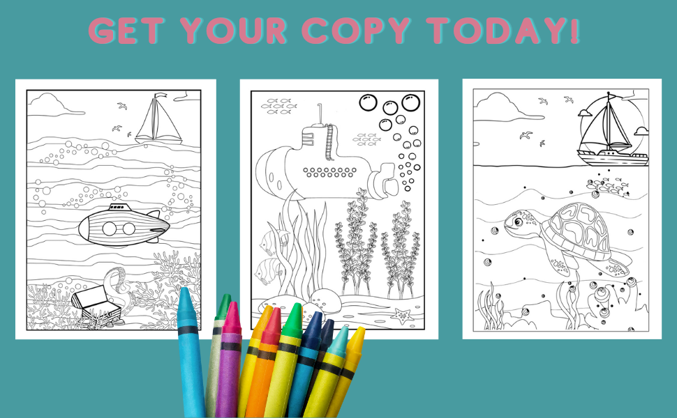 Amazon.com: OCEAN WONDERS COLORING BOOK: 50 OCEAN THEMED PAGES FULL OF ...