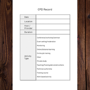 Professionals CPD Record: A 120 Page Journal to Log My Professional ...