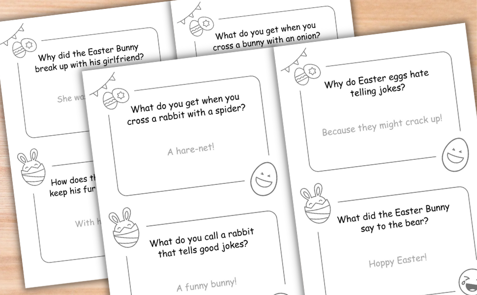 Easter Joke Book for Kids: A Fun Try Not to Laugh Challenge with Cute ...