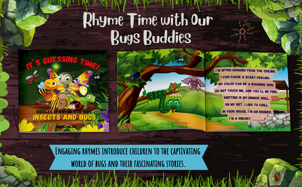 It's Guessing Time! Insects and Bugs: Riddles in Rhyme for Kids: A ...