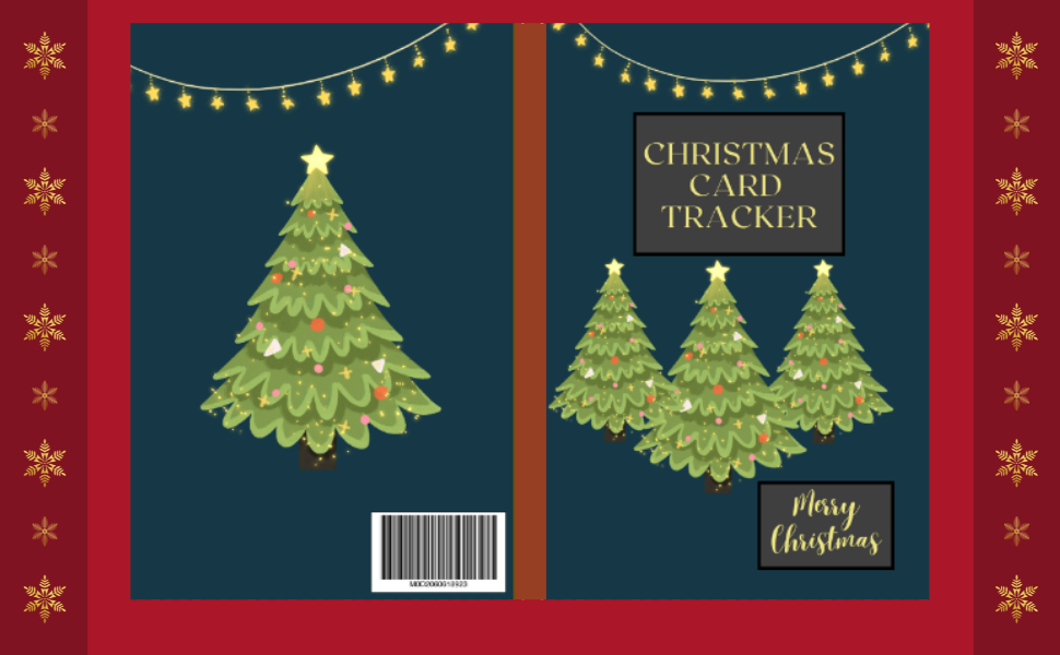 CHRISTMAS CARD TRACKER| CHRISTMAS CARD LIST & ADDRESS BOOK: 120 PAGES ...