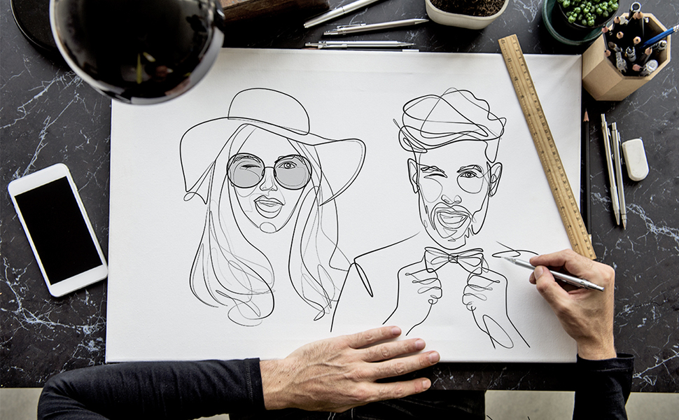 Apprendre à dessiner : Le dessin en une ligne et le minimalisme en un ...