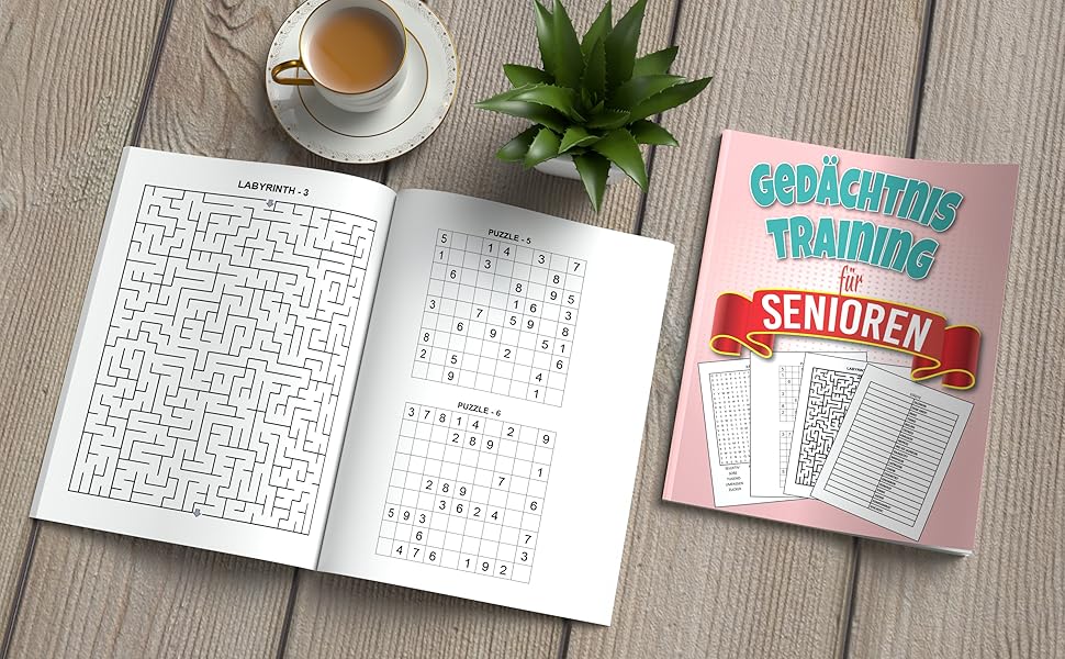 Gedächtnis Training für Senioren: 145 aufregende und unterhaltsame Gehirnübungen zur Stärkung ...