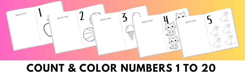 Let's Count and Color Numbers 1 to 20: Early Learning Counting, Math ...