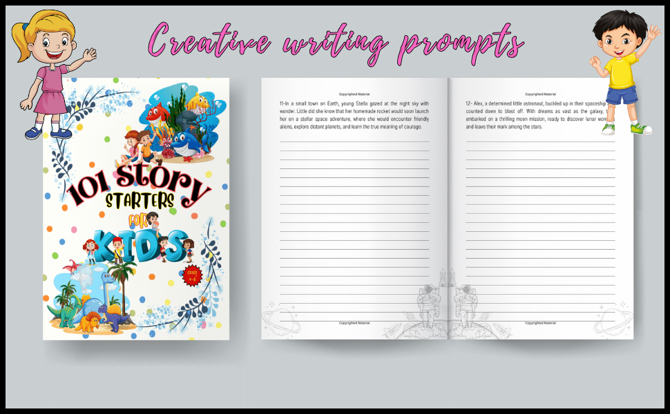 101 Story Starters For Kids Grade 4-8: Fun and Educational Collection ...
