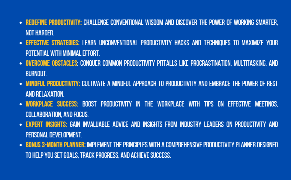 The Lazy Person's Guide to Productivity: Unleash Your Inner Genius, Master Time Management, and ...