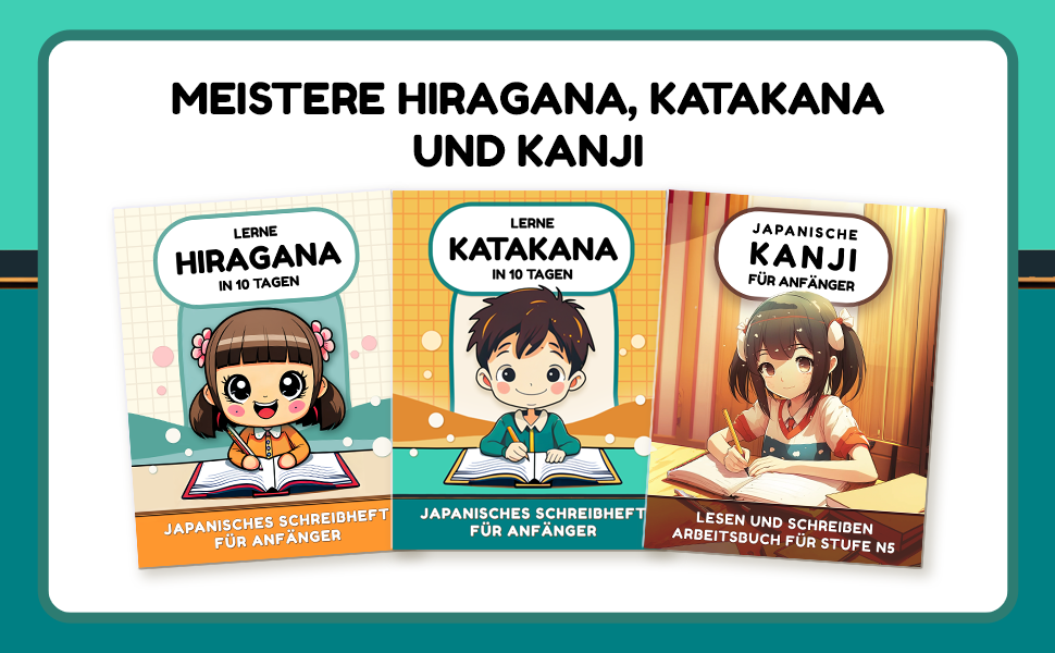 Lerne Katakana in 10 Tagen: Japanisches Schreibheft für Anfänger : Lingvo, Lilas: Amazon.de: Bücher