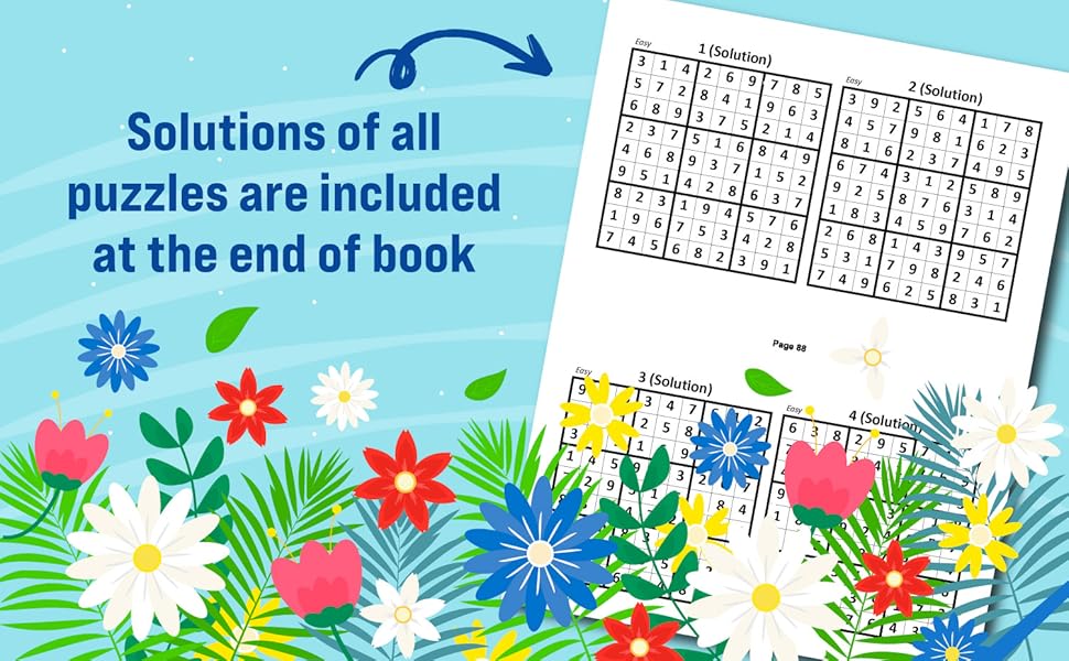 SPRING SUDOKU Large Print: 160 Easy Puzzles and 160 Medium Puzzles for ...
