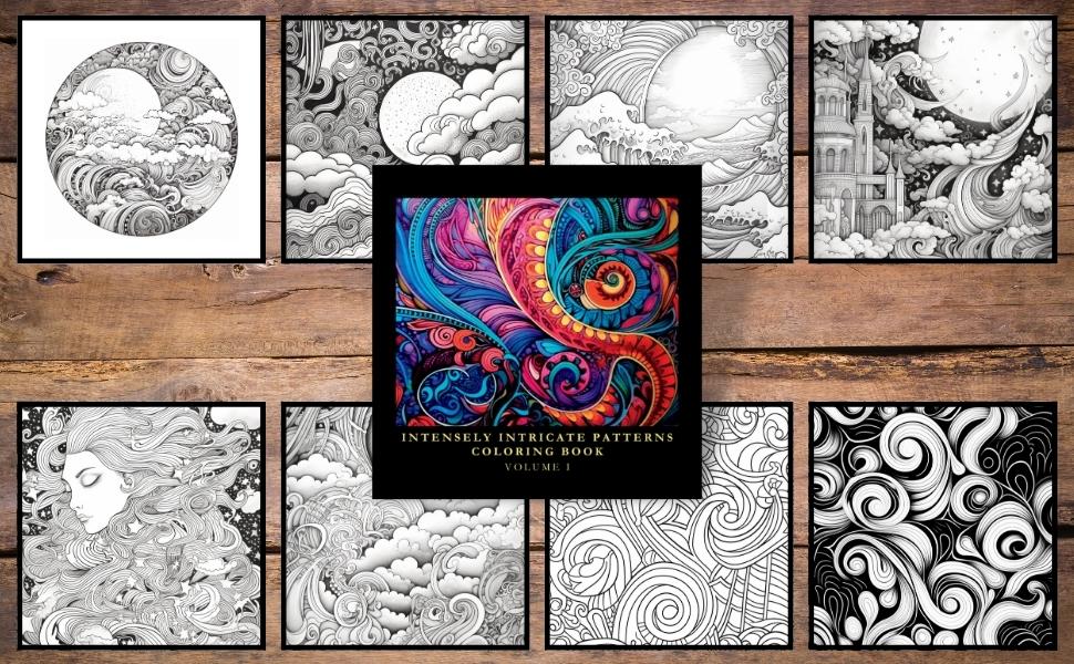 Amazon.com: Intensely Intricate Patterns Coloring Book Volume I: An ...