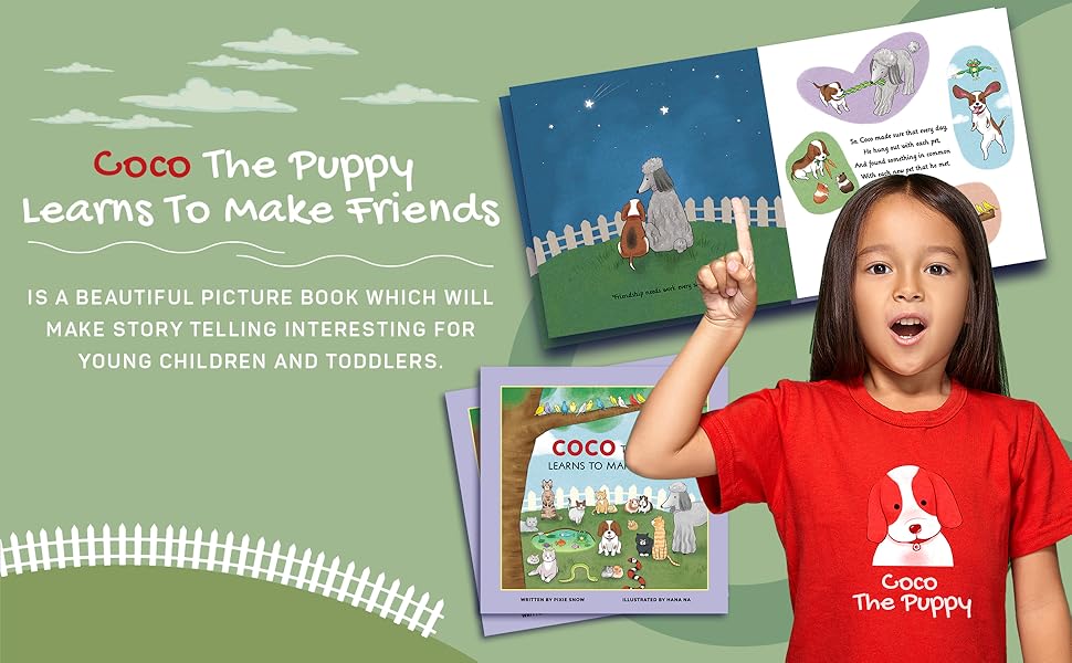 Coco The Puppy Learns To Make Friends: A Cute and Engaging Rhyming ...