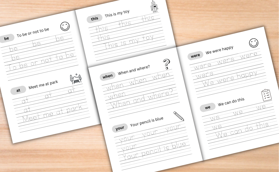 200 Sight Words Activity Workbook for Kids: Trace, Learn, and Practice ...