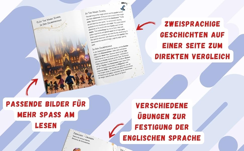 Englisch Lernen 3./4. Klasse - Mit Maximus dem Magier zum Erfolg: 17 zweisprachige Geschichten ...