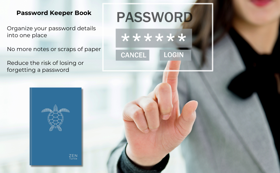 Amazon.com: Password Keeper Book: Discrete Elegant Notebook To Help You Keep Track Of Website ...