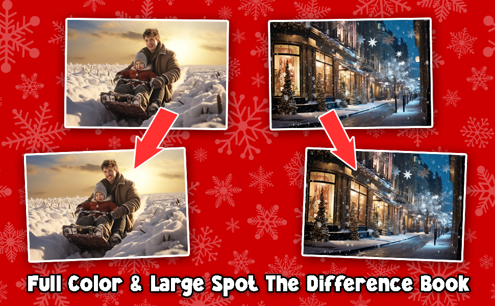Amazon.com: The Ultimate Christmas Spot the Difference Book for Adults ...