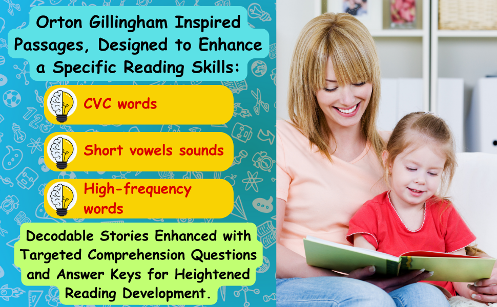 Decodable Chapter Book: Decodable CVC Words Storybook for Early and ...