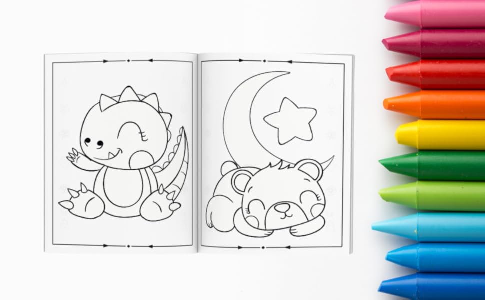 Easy and Fun Big Coloring Book for Kids: 100 Simple and Cute Coloring ...