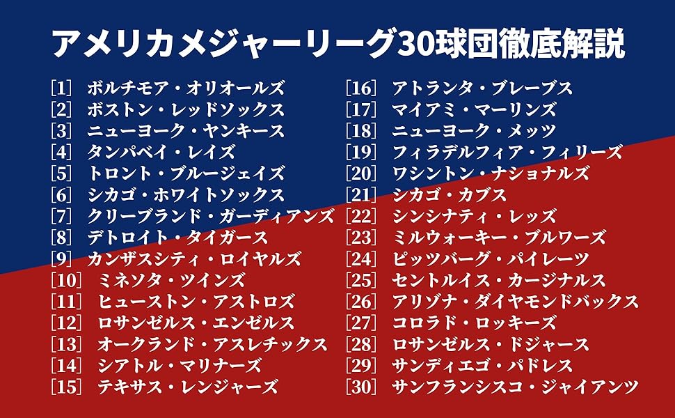 【MLB】メジャーリーグ 30球団&球場解説: 日本人選手・30球団の特徴 実績から歴史まで徹底解剖 | 秀英現代出版 |本 | 通販 | Amazon