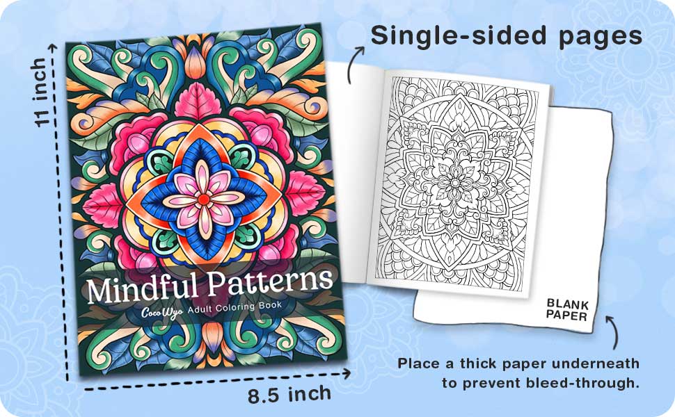 Amazon.com: Mindful Patterns: Adult Coloring Book with Easy and ...