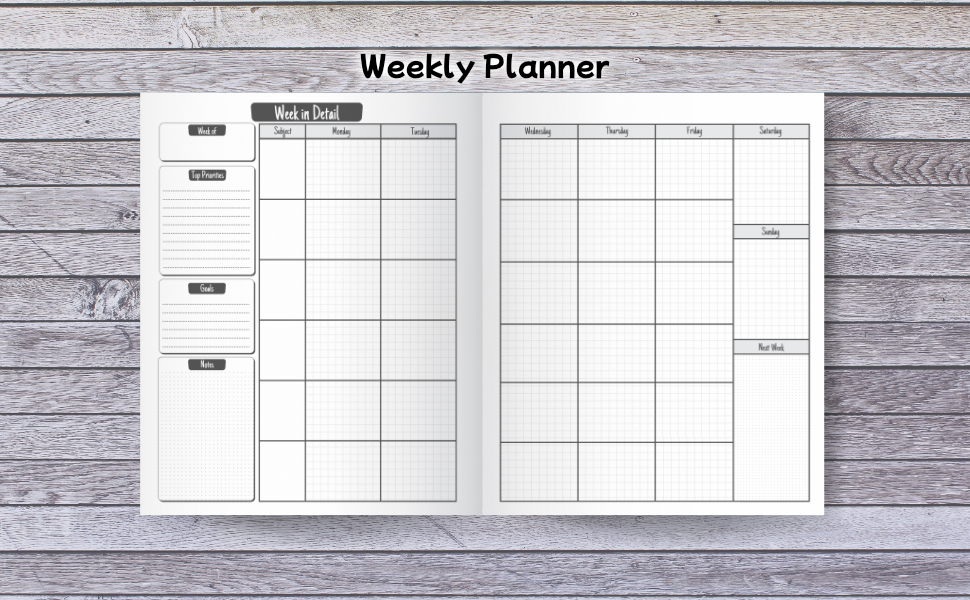 Homeschool Planner: Weekly & Monthly Lesson Planner for Multiple Kids ...