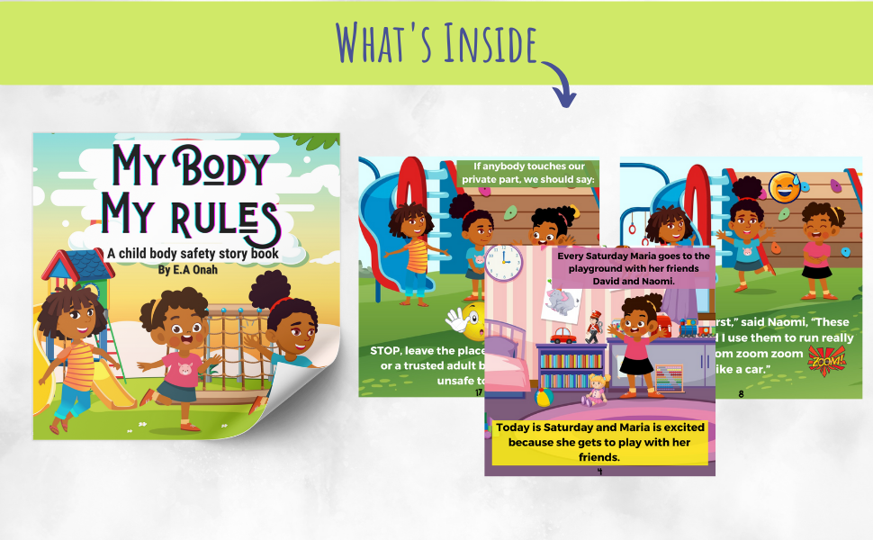 My Body My Rules: A story to teach children private parts, safe/unsafe ...